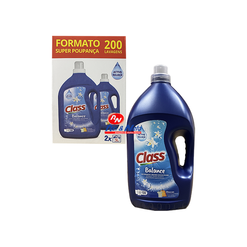 Detergente Liquido Concentrado Class Balance 5 Lts (100 Doses)